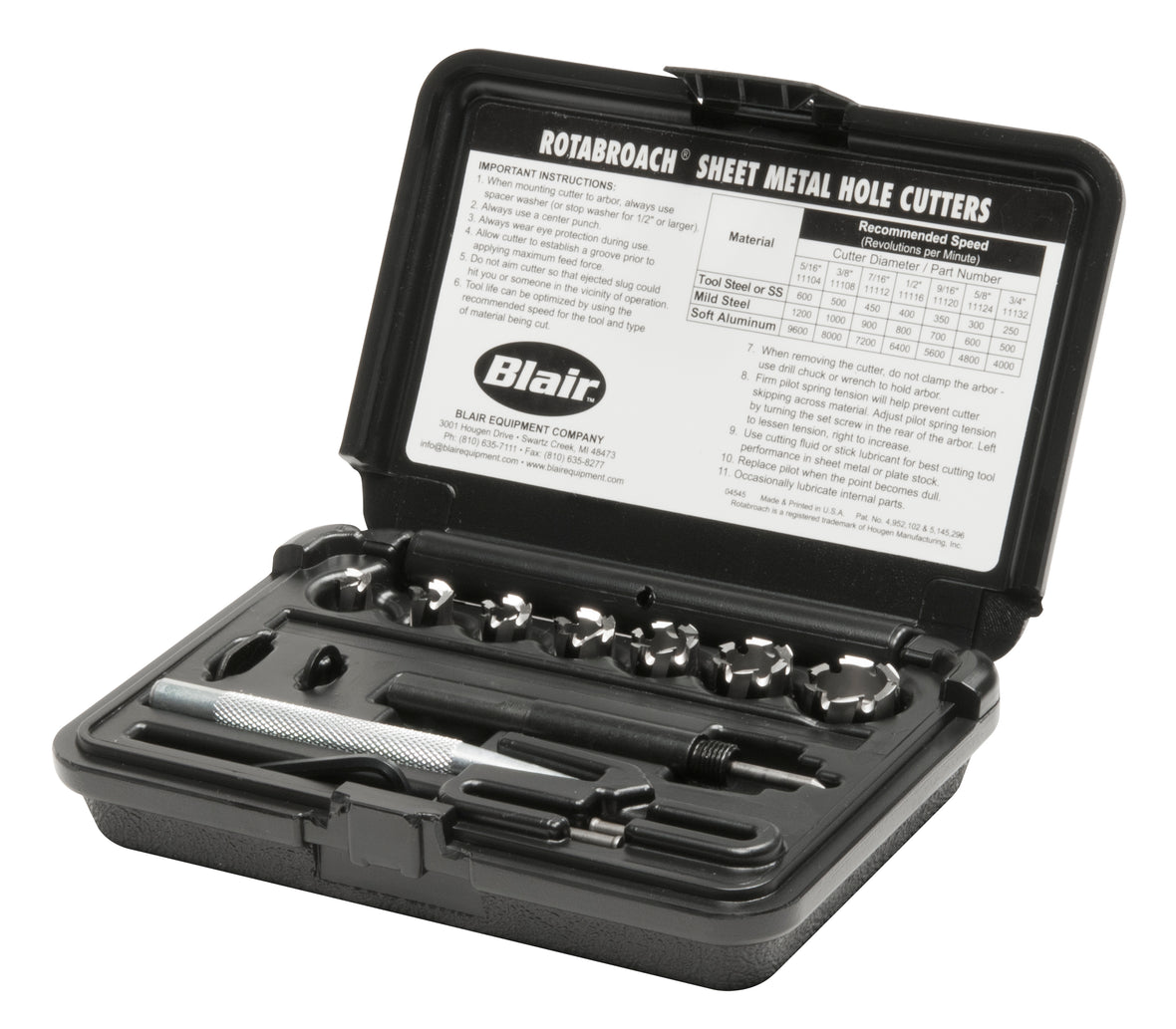 Rotabroach Hole Cutters | Blair Equipment Company