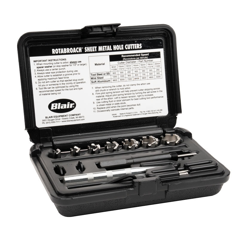 Rotabroach Cutter Kit - Metric | Blair Equipment Company